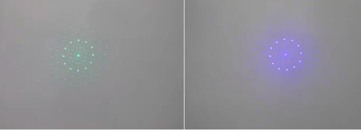 red-green-blue laser module 4.77° 9.95° 12-point circle with center ...