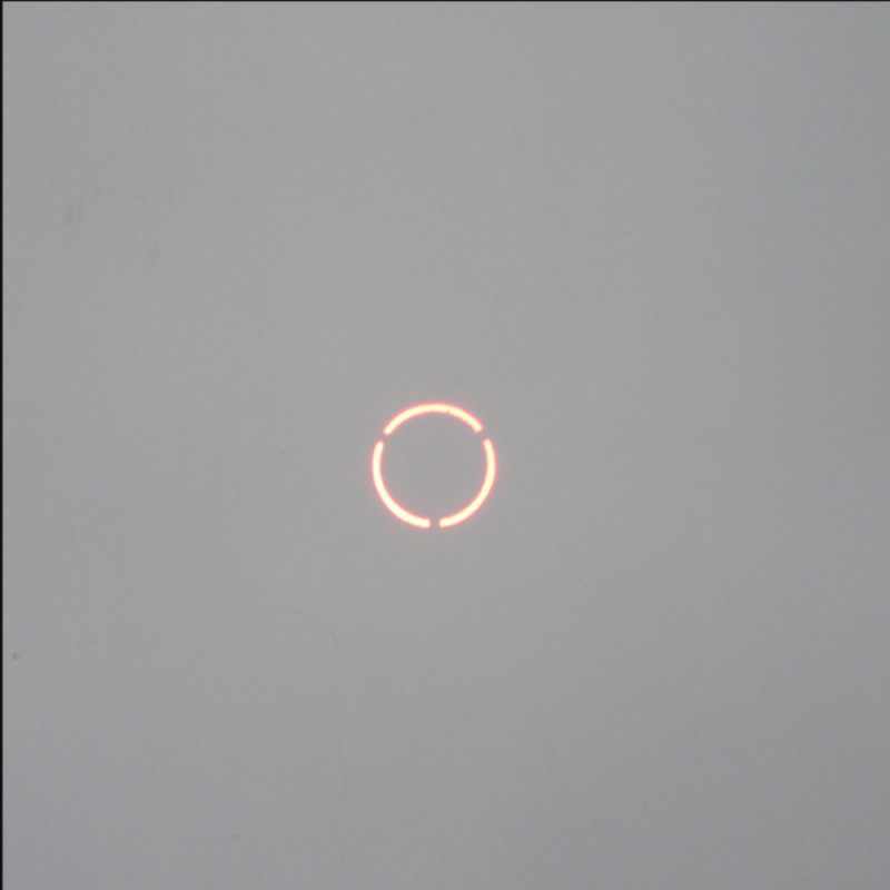 660nm red light 3W Special spot tripartite circular laser light red ...